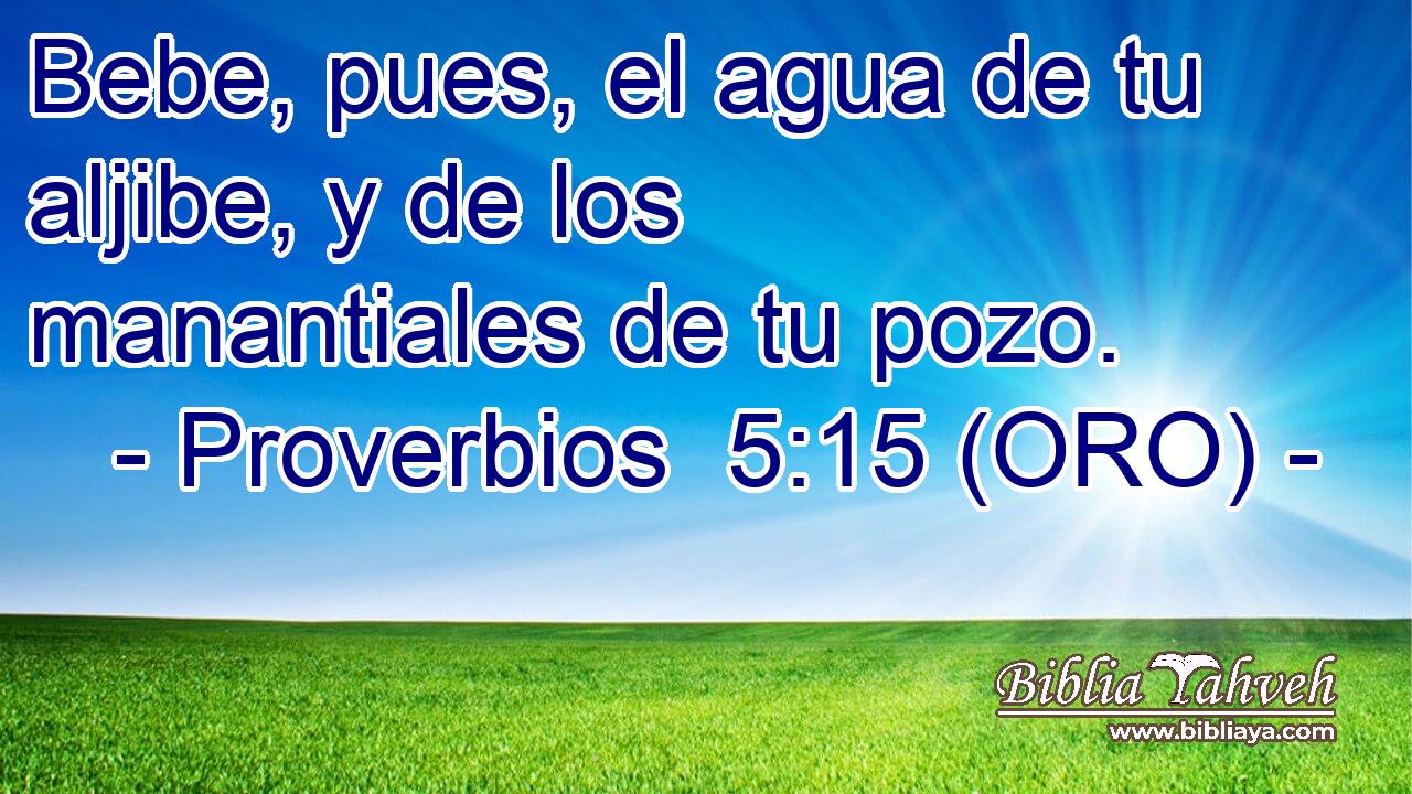 Proverbios 5 15 20 - FDPLEARN